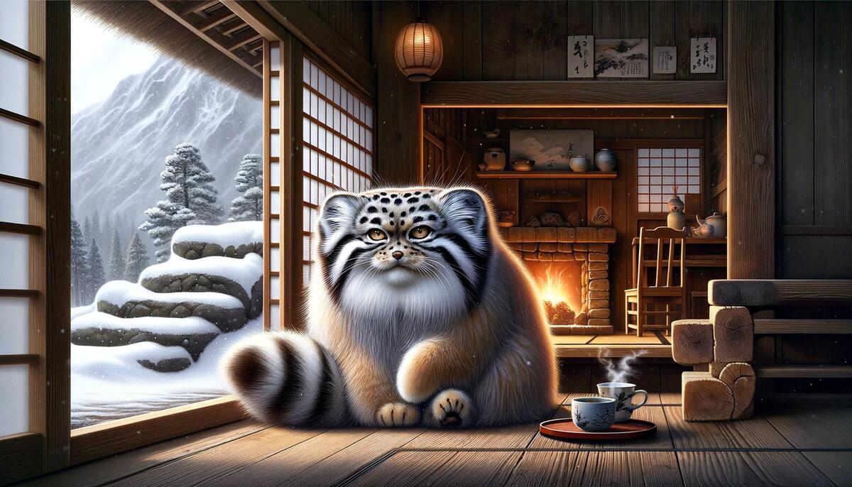 Pallas's cats in Nasu Animal Kingdom, Japan • Manulization