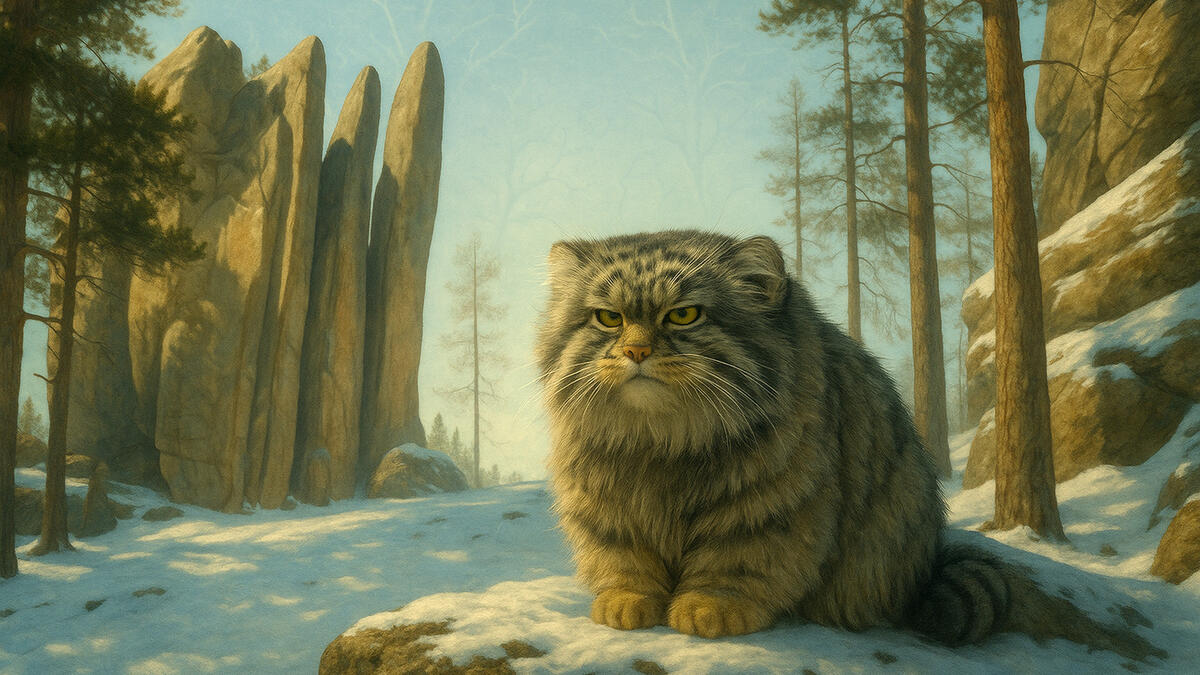 Pallas's cats in Royev Ruchey, Russia • Manulization - Pallas’s Cats