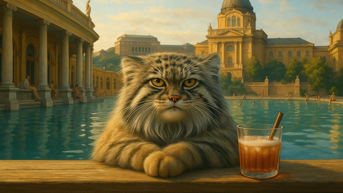 Pallas's cats in Budapest Zoo & Botanical Garden, Hungary ...